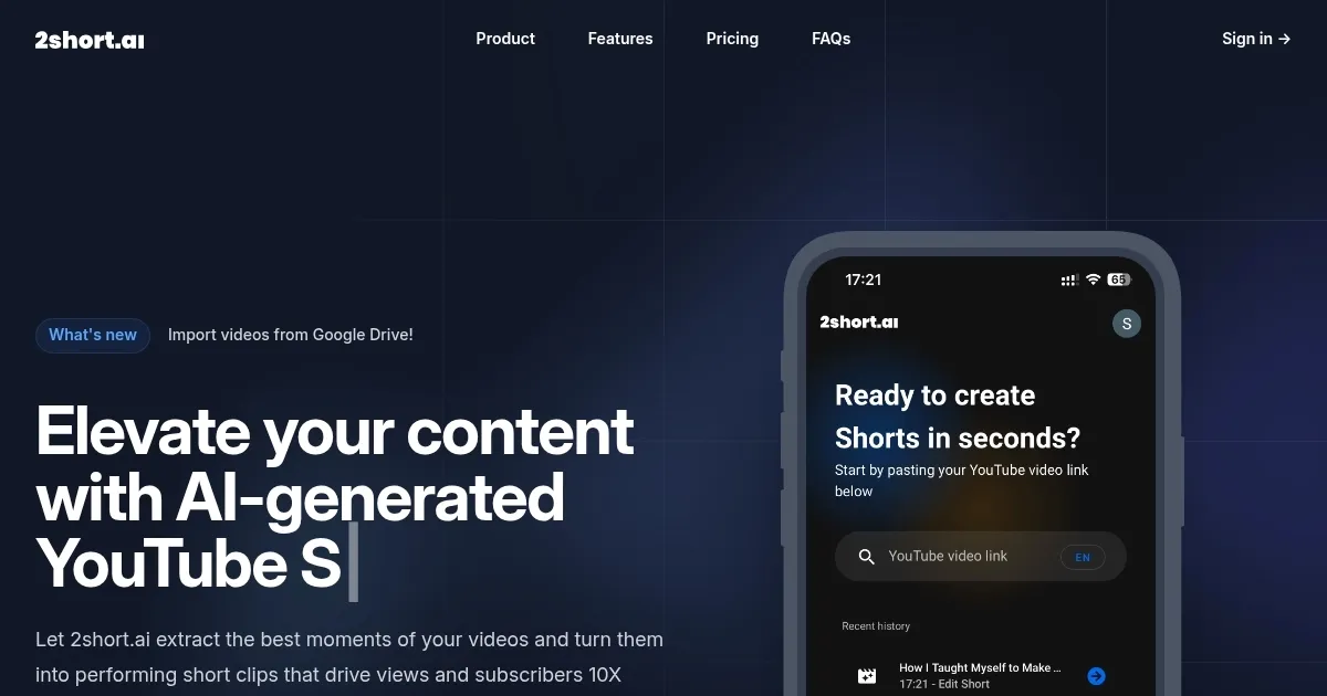 2short.ai - Is This The Best AI Long To Short Video Generation Tool in ...
