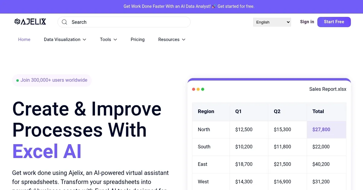 Ajelix - Is This The Best AI Spreadsheet Tool in 2025? 🏆