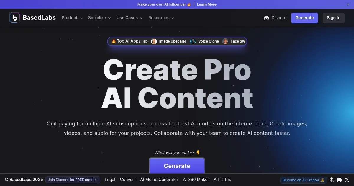 BasedLabs - Is This The Best AI Image Tool in 2025? 🏆