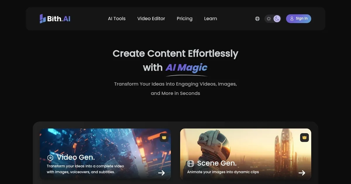 Bith.ai - Is This The Best AI Video Tool in 2025? 🏆