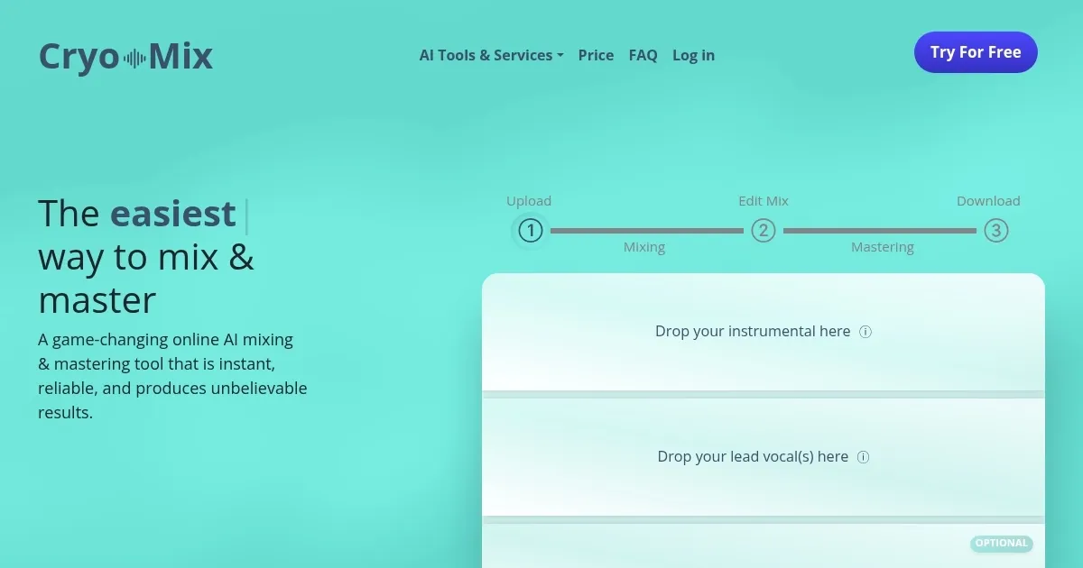 Cryo Mix - Is This The Best AI Audio Tool in 2025? 🏆