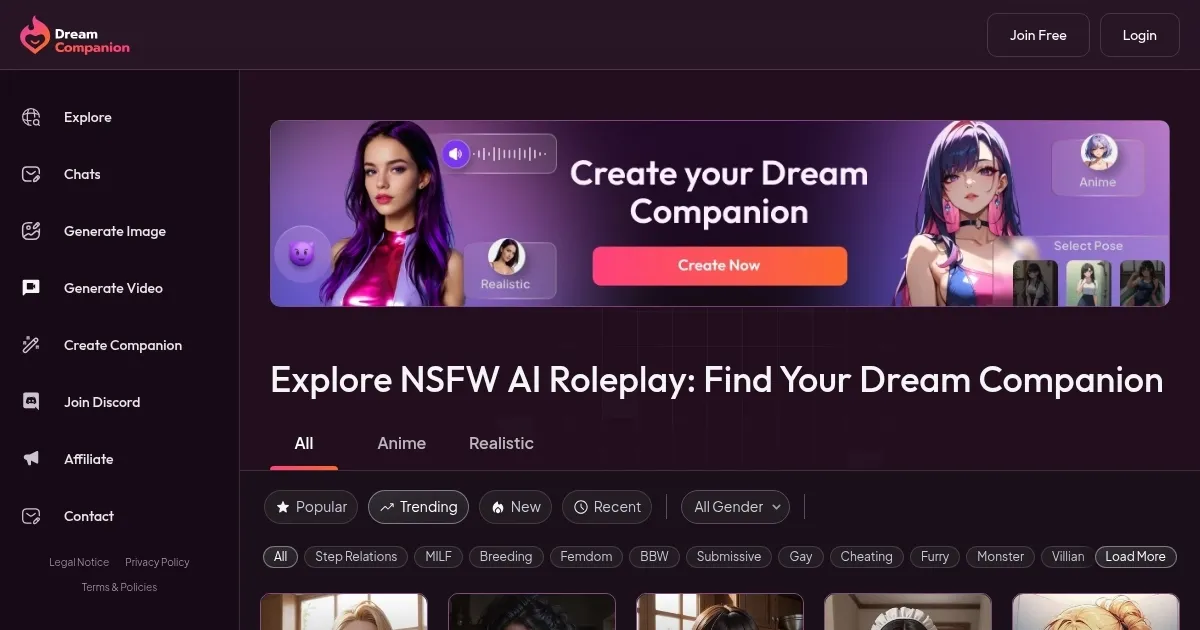 Dream Companion - Is This The Best AI Lifestyle & Entertainment Tool in 2026? 🏆