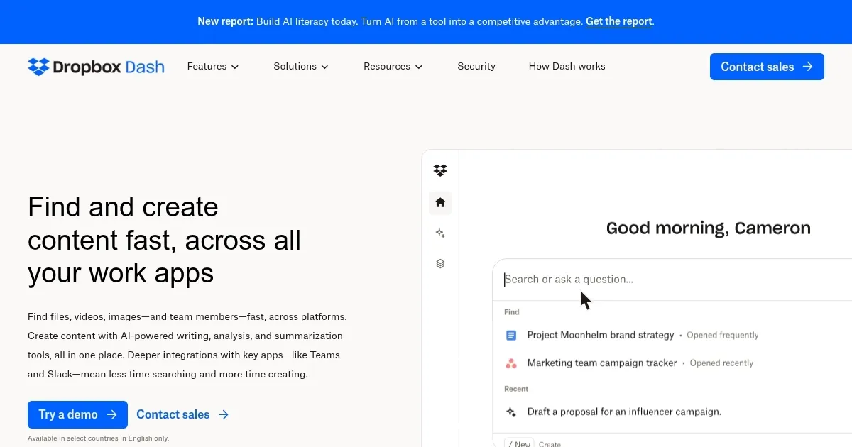 Dropbox Dash - Is This The Best AI Productivity Tool in 2025? 🏆