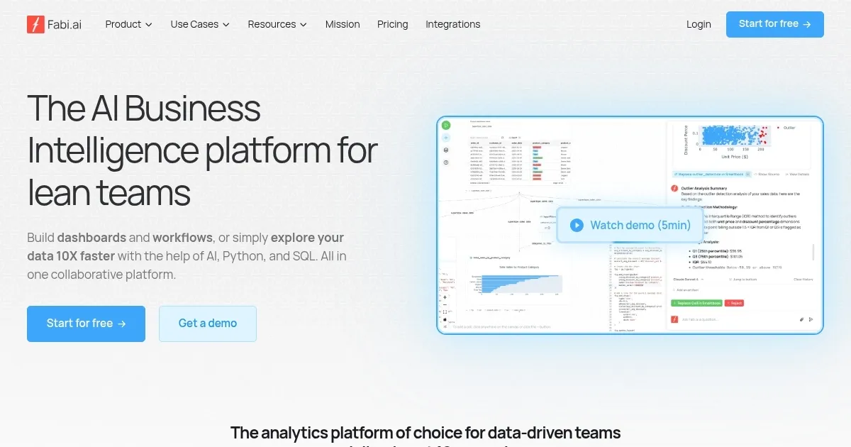 Fabi.ai - Is This The Best AI Coding & Development Tool in 2026? 🏆