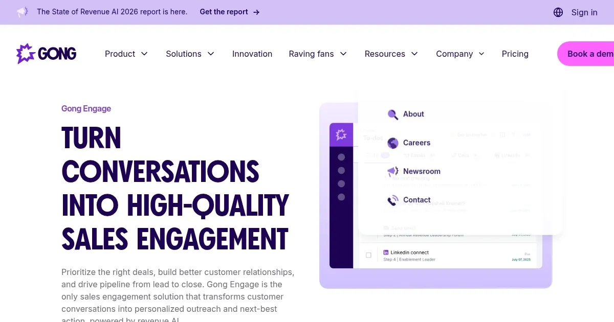 Gong Engage - Is This The Best AI Business Management Tool in 2026? 🏆