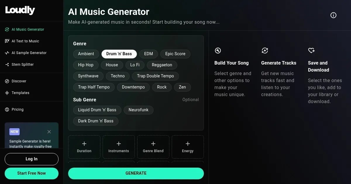 Loudly AI Music Generator - Is This The Best AI Music Tool in 2025? 🏆