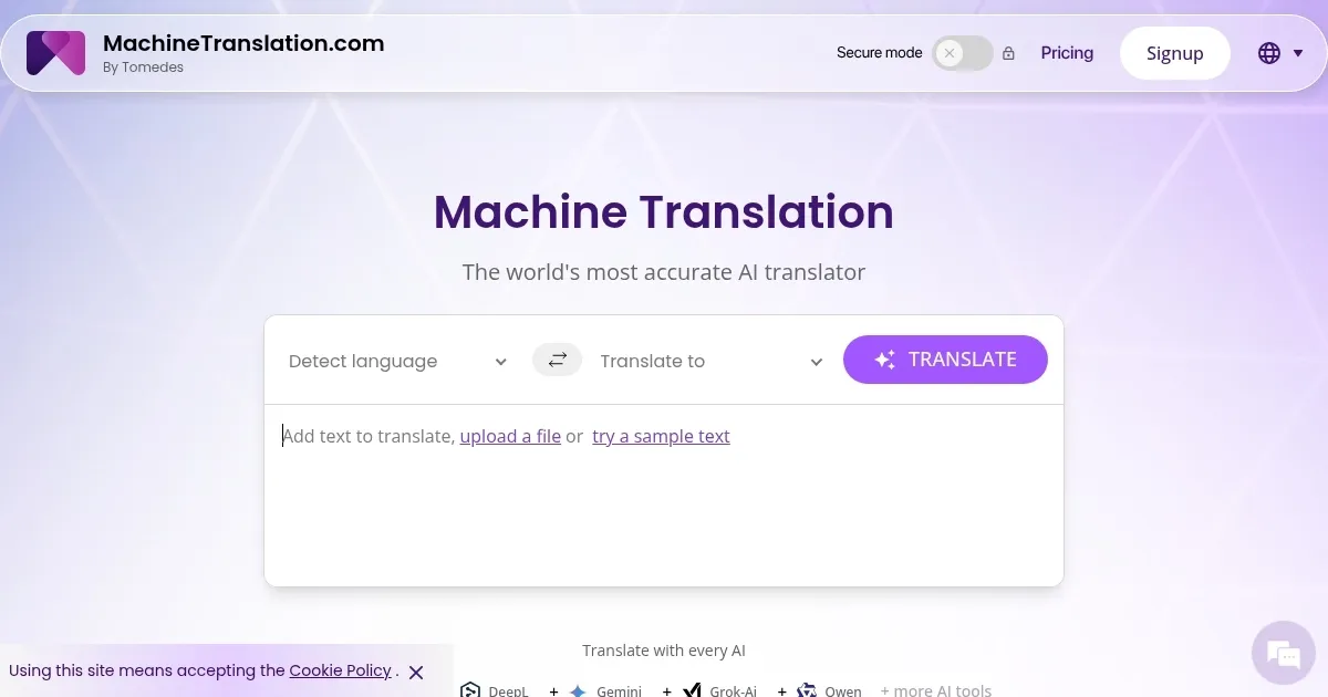 MachineTranslation.com - Is This The Best AI Translation Tool in 2025? 🏆