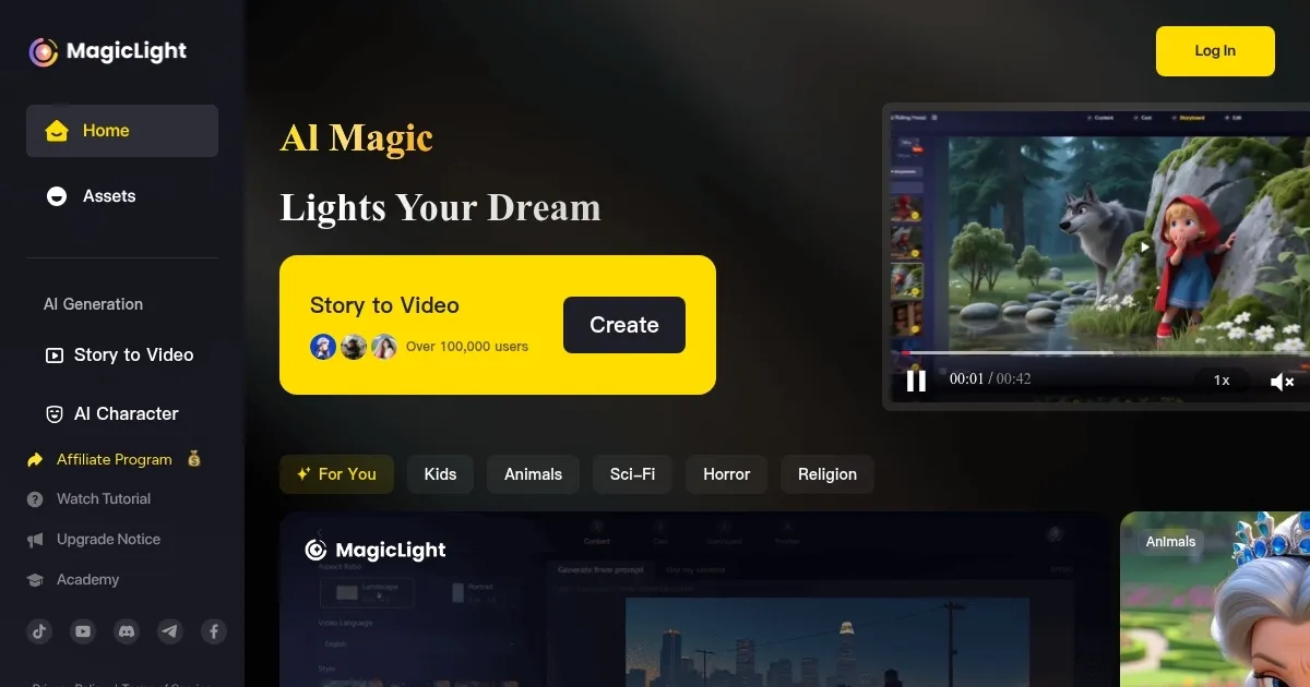 MagicLight - Is This The Best AI Animation Generation Tool in 2026? 🏆