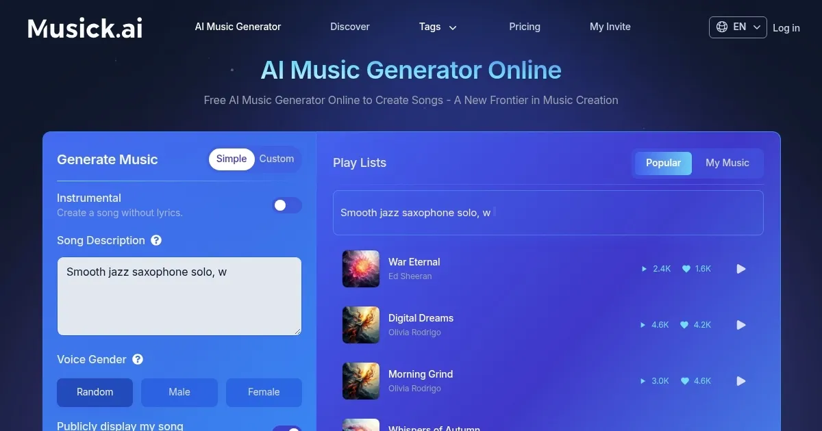 Musick.ai - Is This The Best AI Music Tool in 2025? 🏆
