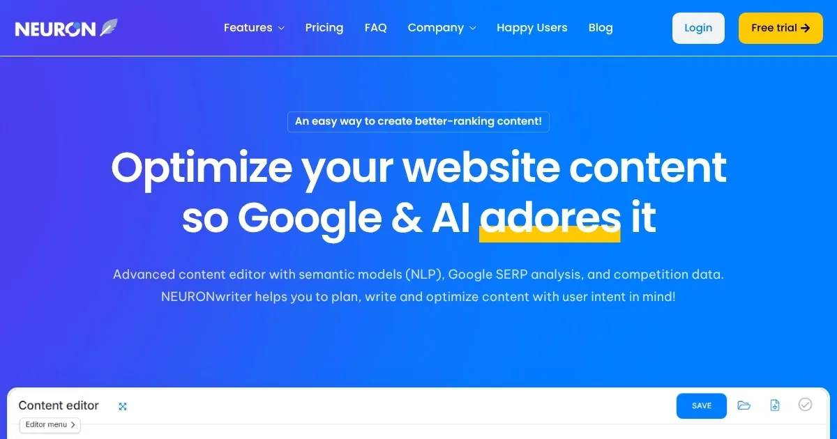 NeuronWriter - Is This The Best AI Writing & Editing Tool in 2025? 🏆