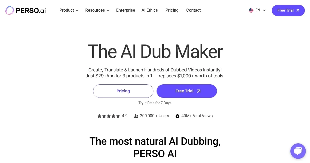 PERSO.ai - Is This The Best AI Video Tool in 2025? 🏆