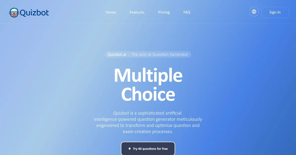 Quizbot - Is This The Best AI Learning Tool in 2025? 🏆