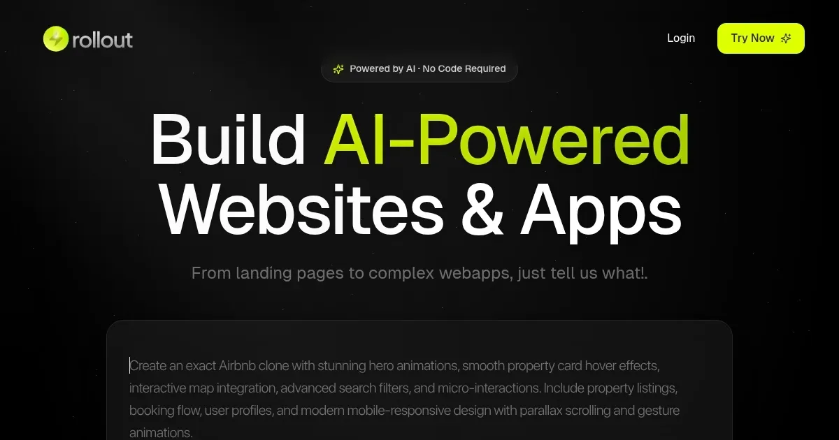 Rollout - Is This The Best AI App Building Tool in 2026? 🏆