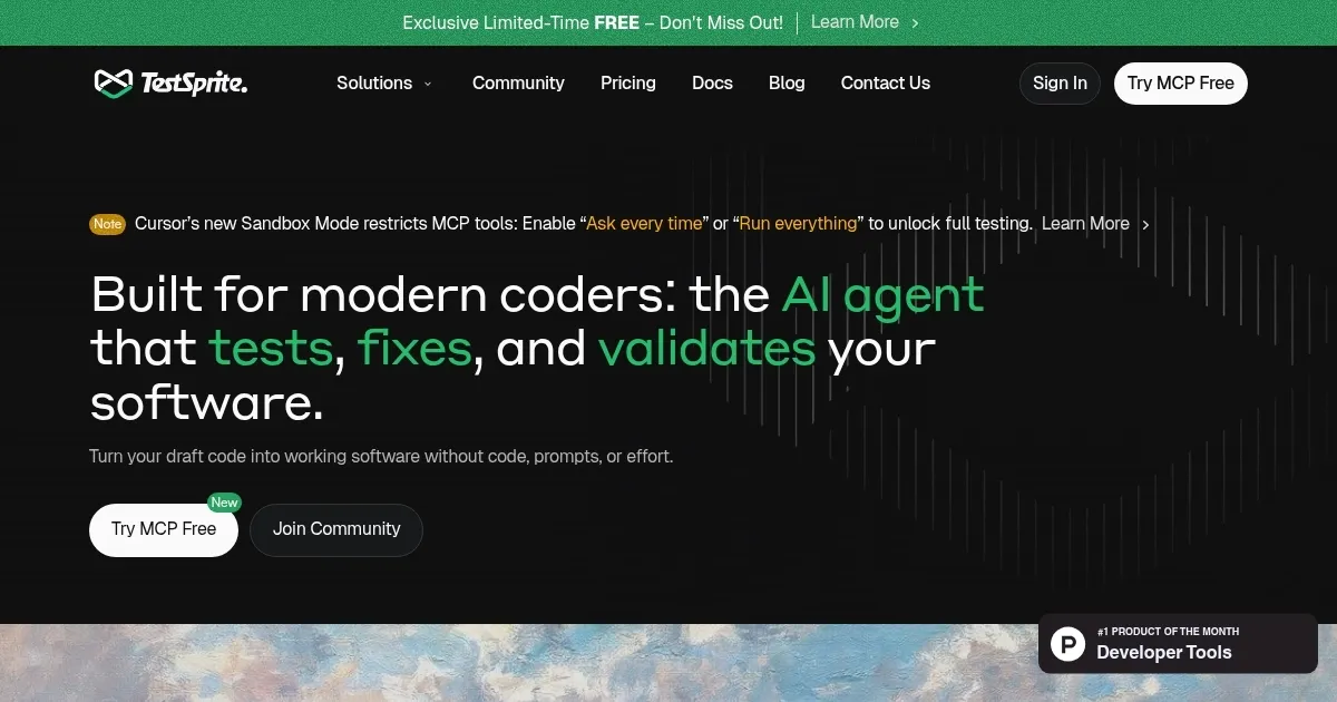 TestSprite - Is This The Best AI Coding & Development Tool in 2026? 🏆
