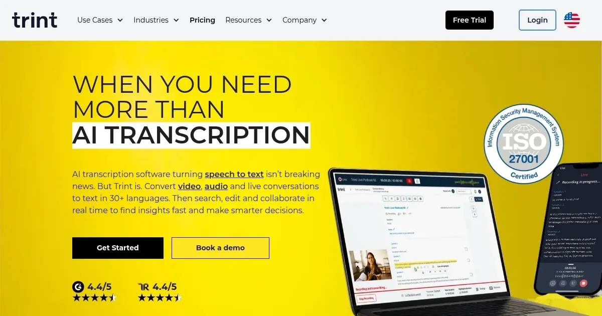 Trint - Is This The Best AI Productivity Tool in 2025? 🏆