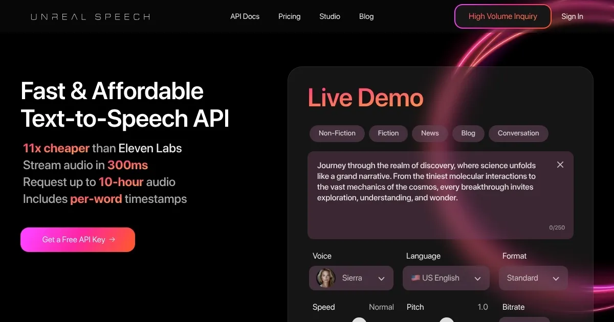 Unreal Speech - Is This The Best AI Voice Tool in 2025? 🏆